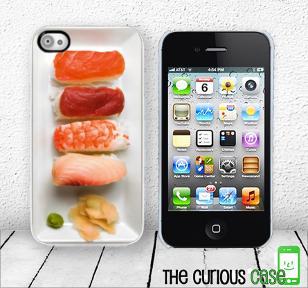 Iphone 4 4s Hard Case Nigiri Sushi Phone Hard Case - White Trim on Luulla